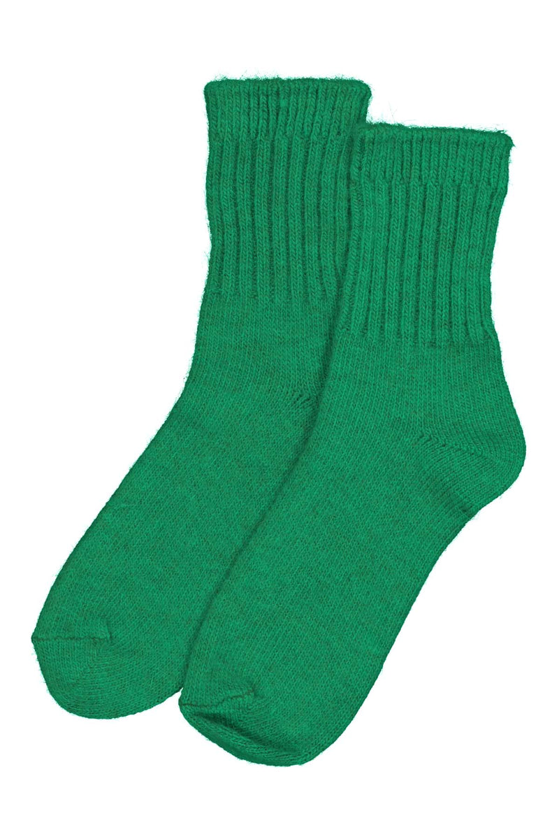 Luscious Angora Socks Emerald | Olga de Polga