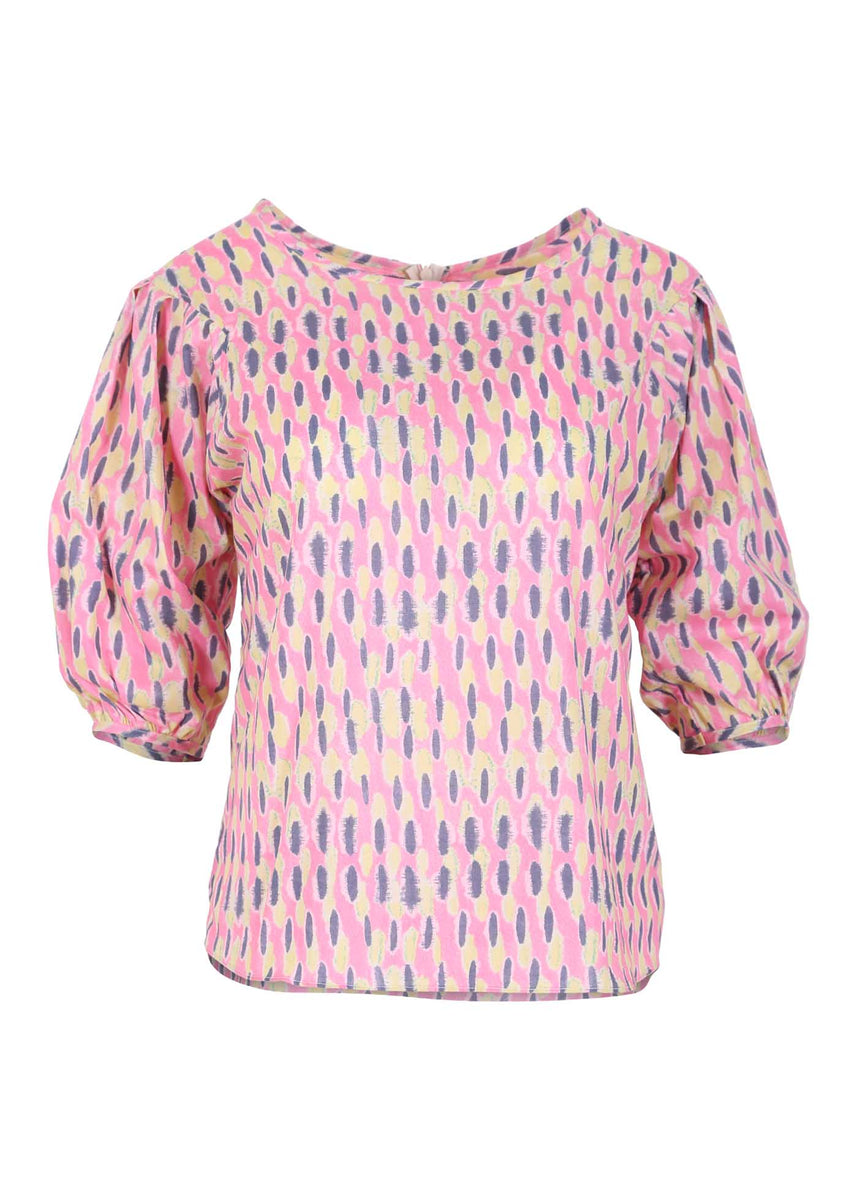 Pink Print Blouse – Olga de Polga